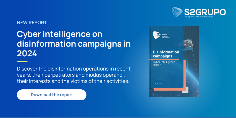 Disinformation campaigns. Cyber Intelligence Report